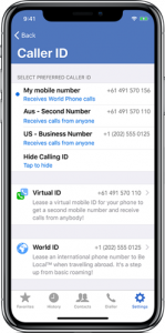 World Phone - Make International Calls from Multiple Numbers